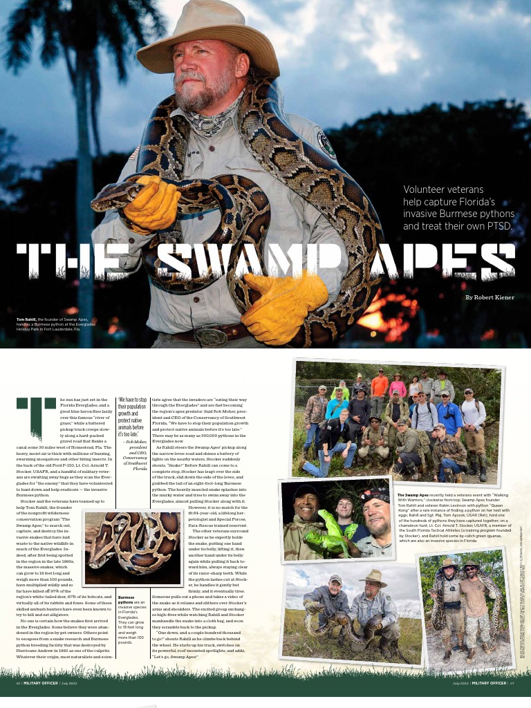 Swamp Apes MIlitary Officer Magazine July 2022 | PDF