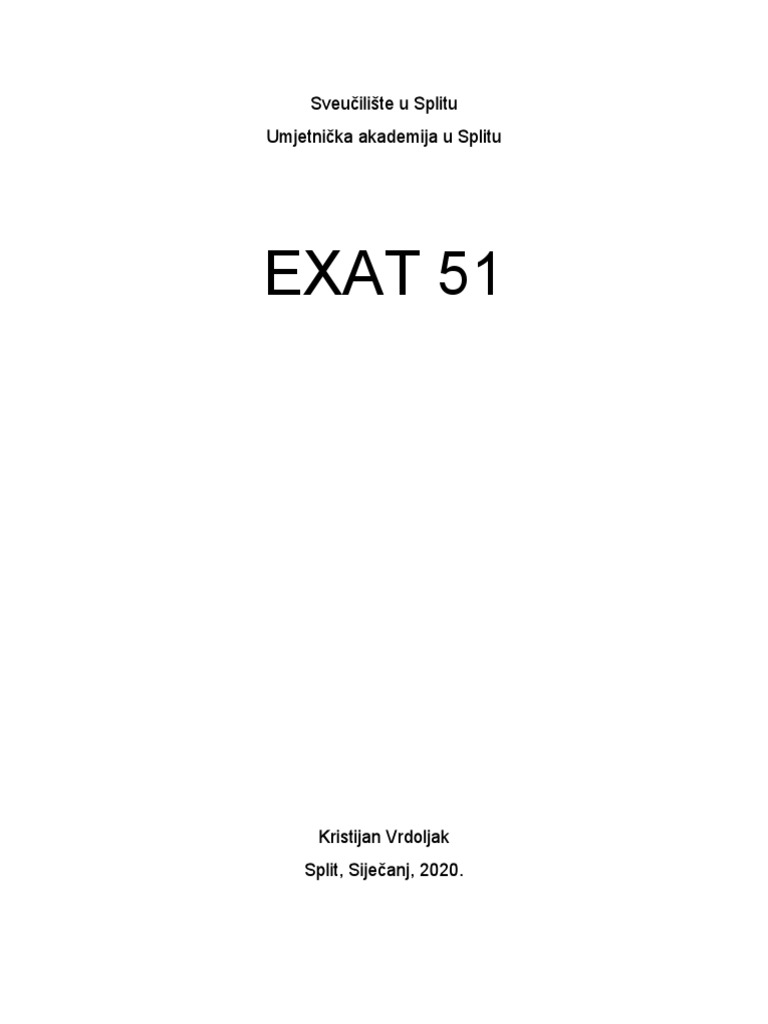 Exat 51 | PDF