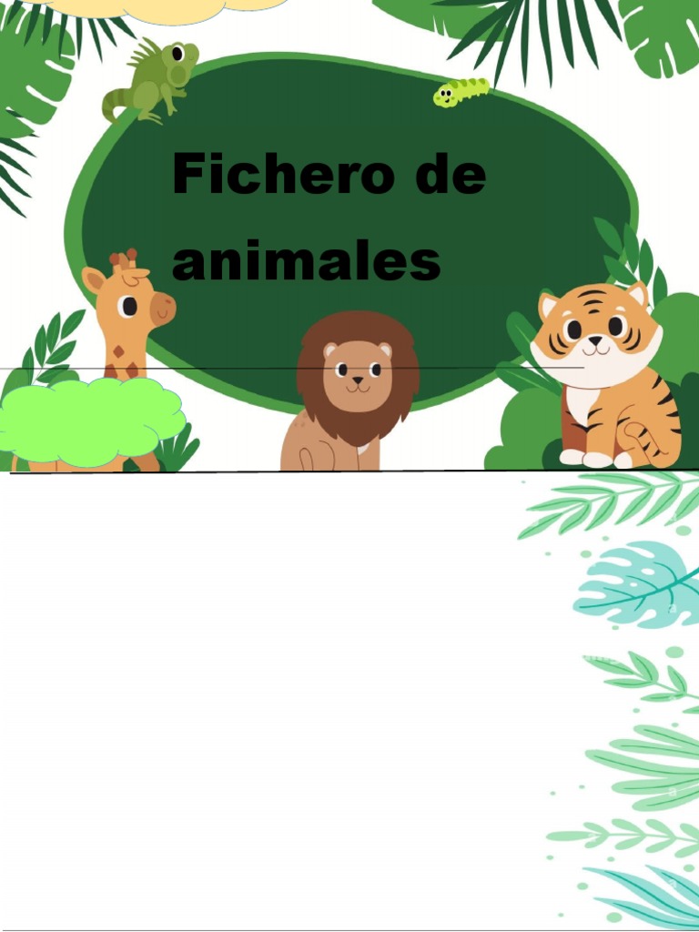 Fichero de Animales | PDF
