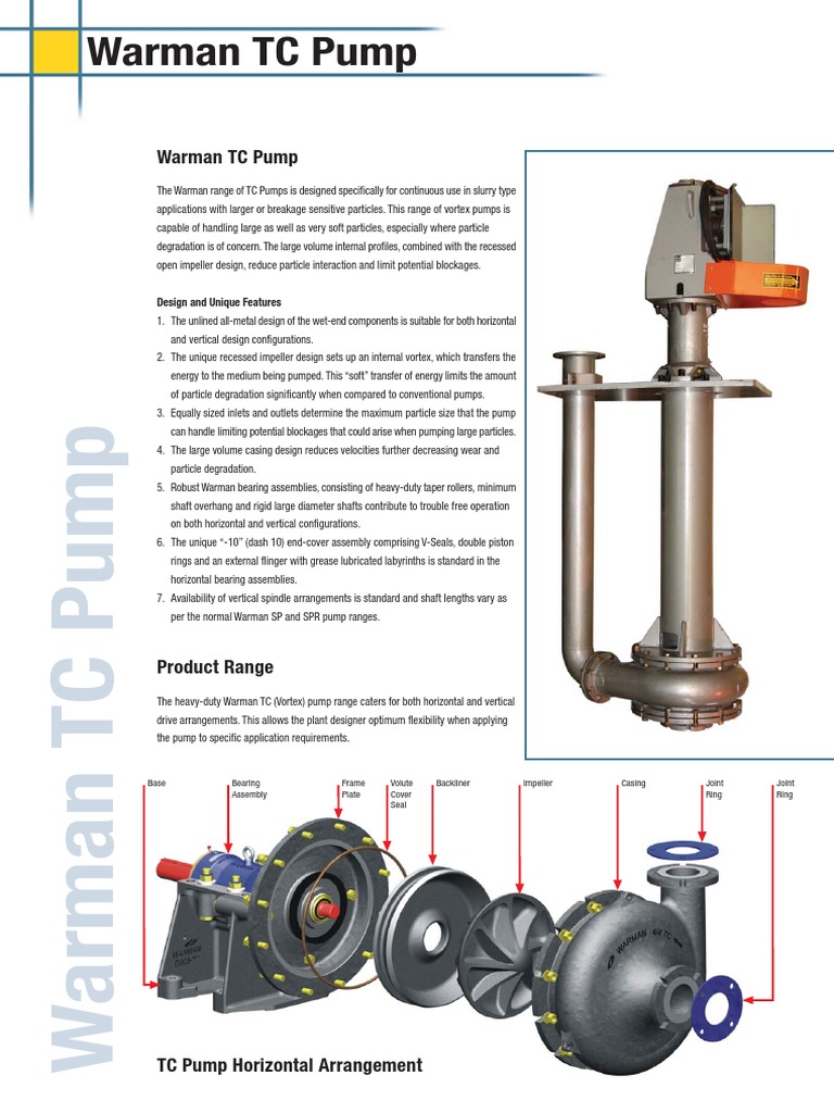 TC - Brochure A | PDF | Pump | Chemical Engineering