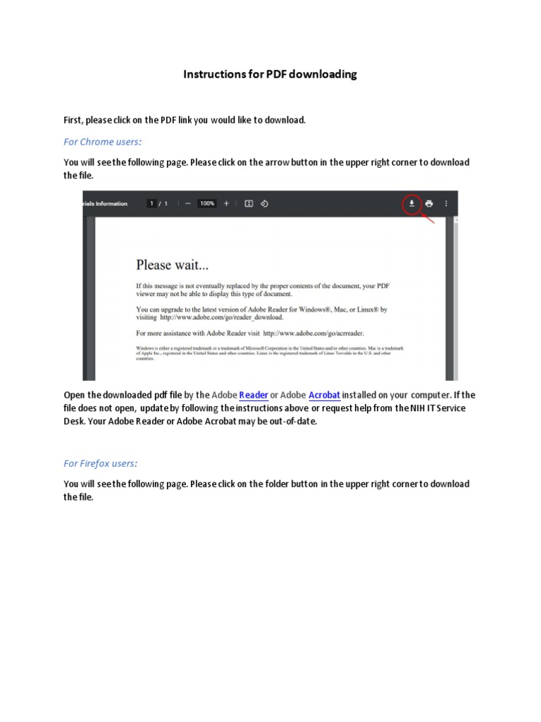 PDF Download Guide for Browser Users | PDF