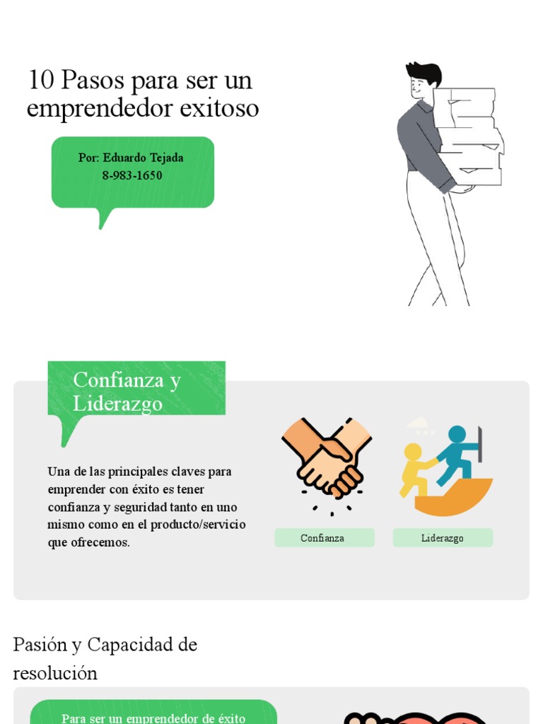10 pasos para ser un emprendedor exitoso | PDF