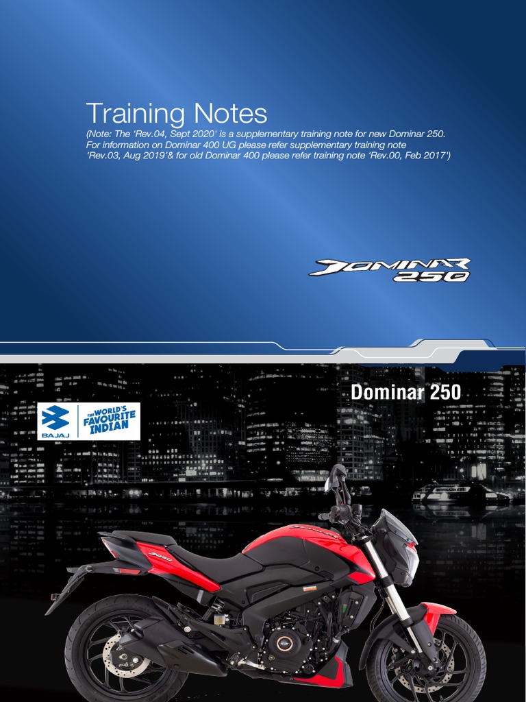 Dominar 250 Supplementary | PDF | Motor Oil | Anti Lock Braking System