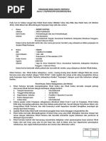 Contoh Draf PKWT 1 Versi PP 35 2021 (UU Cipta Kerja) | PDF