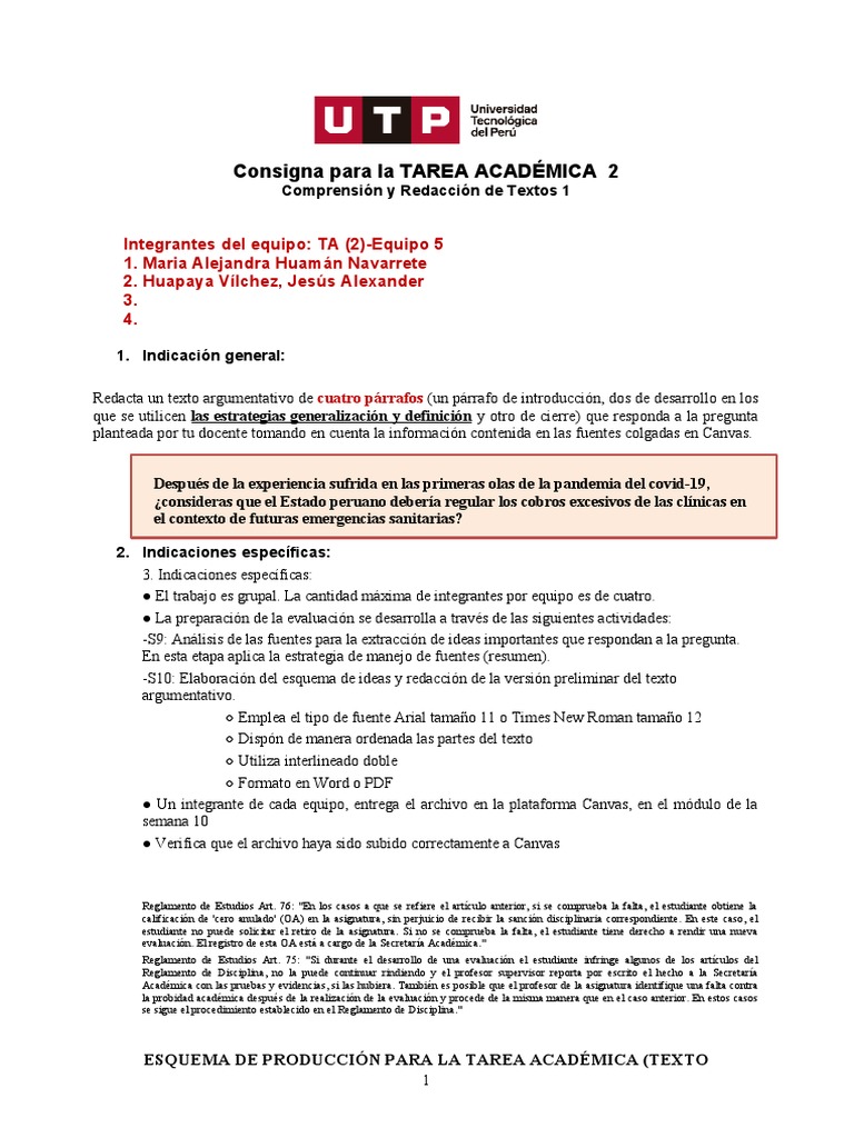 Formato para El Esquema de Redacción de TA2 | PDF | Estado (política ... Formato para El Esquema de Redacción de TA2 | PDF | Estado (política ...