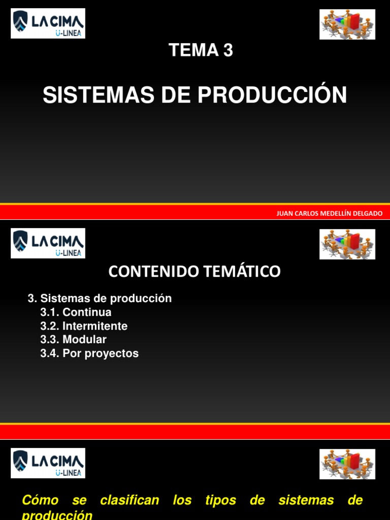 TEMA 3 - SISTEMAS DE PRODUCCIÓN | PDF | Producción en masa | Masa