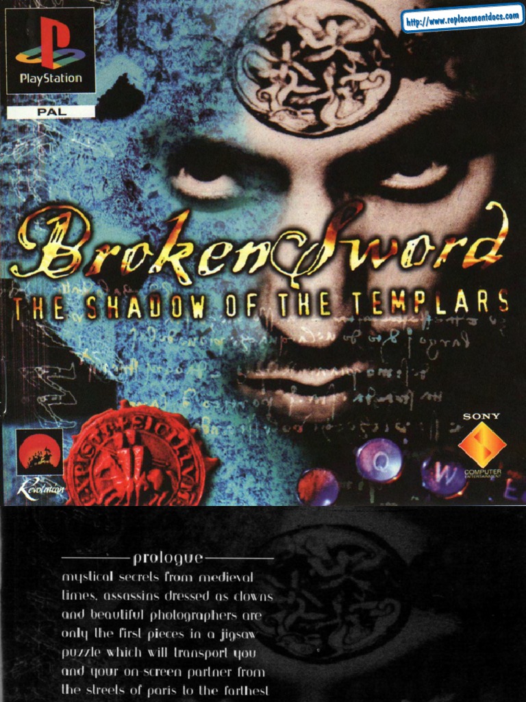 Broken Sword - The Shadow of The Templars - UK Manual - PSX | PDF