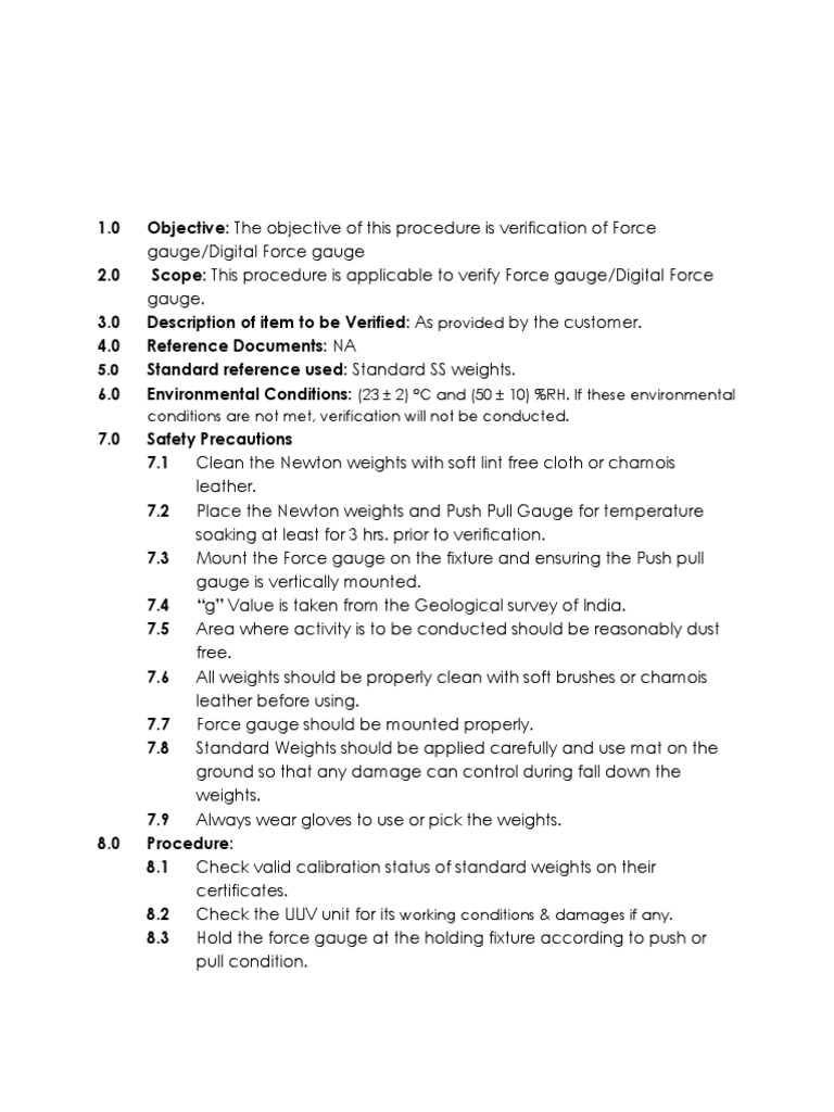 Force Gauge | PDF | Computers