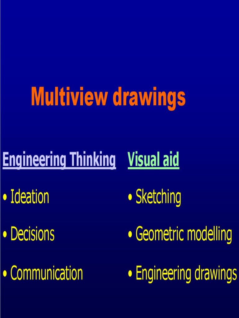 Multiview Drawings | PDF