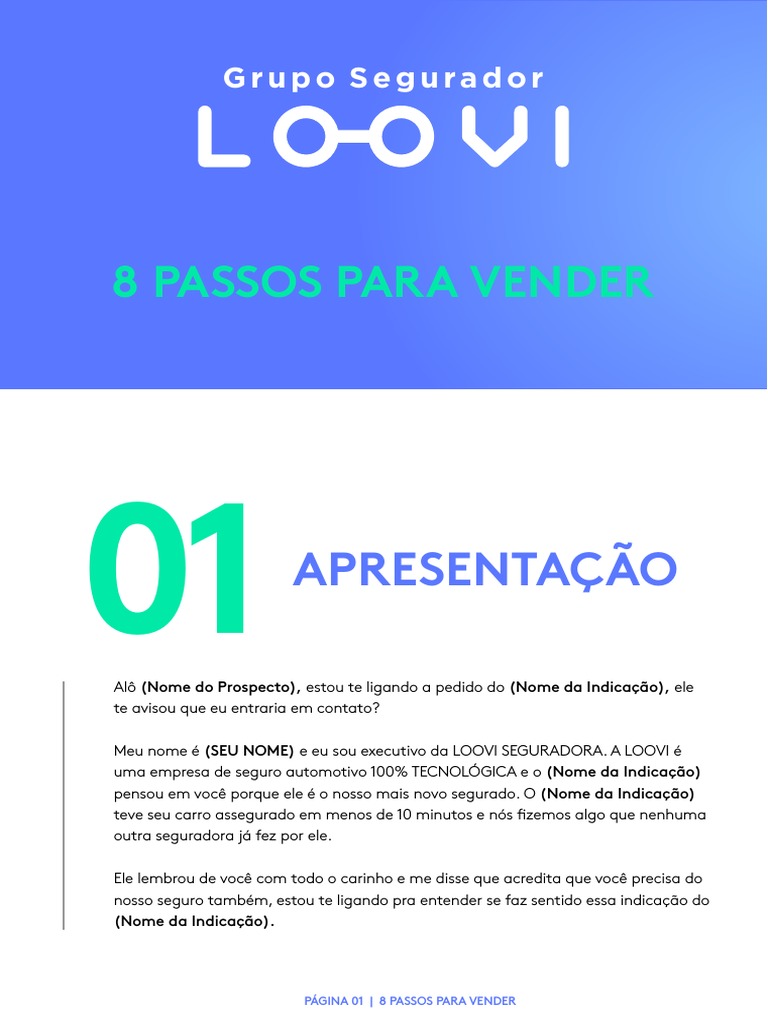 8 Passos para Vender - Loovi | PDF | Aplicativo para celular | Carro