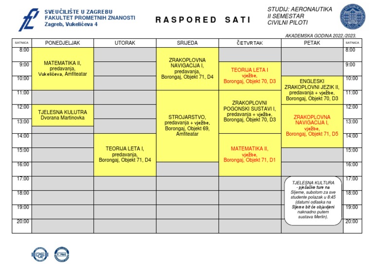 Aeronautika - Civilni Pilot - II Semestar - Ljetni 2022-2023 | PDF