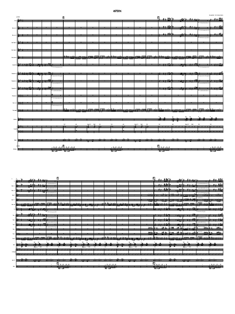 Asterix - Partition Et Parties | PDF