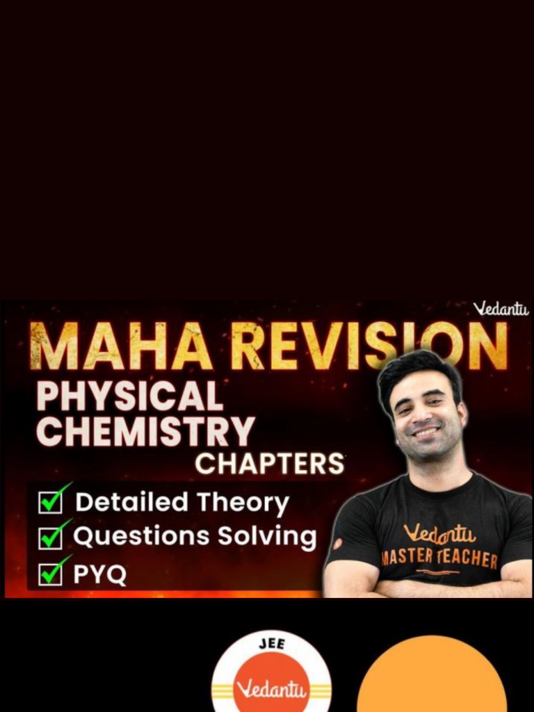 Physical Chemistry Maha Revision | PDF