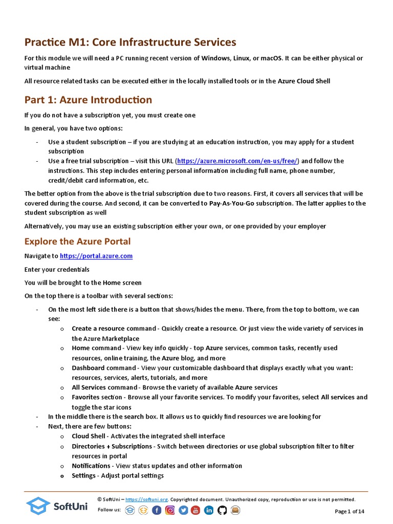 M1 Practice Core Infrastructure Services | PDF | Secure Shell | Command Line Interface