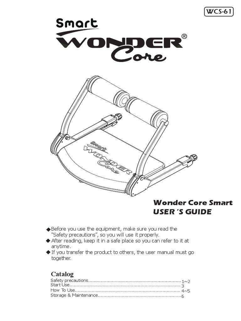 Wonder Core Instructions | PDF