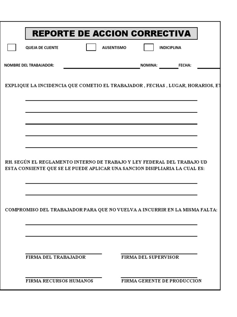 Formatos Varios Rh | PDF