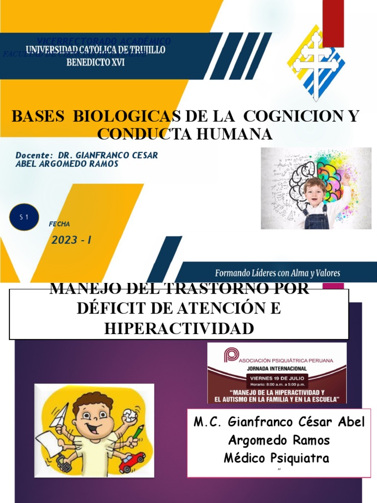 Manejo Integral Del Trastorno Por Déficit de Atención e Hiperactividad2023 | PDF | Desorden ...