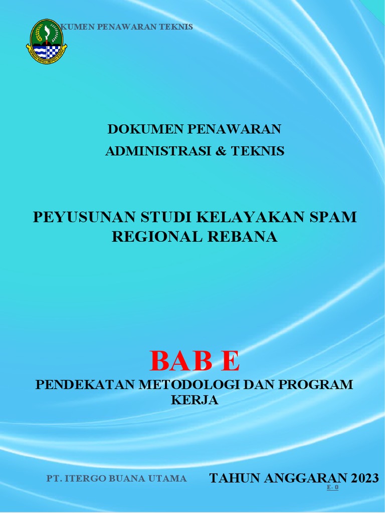 Bab e Pendekatan Metodologi Dan Rencana Kerja - FS Spam Rebana | PDF