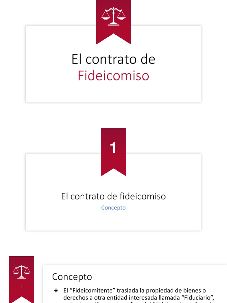 El Contrato de Fideicomiso | PDF | Ley de fideicomiso | Derecho civil ...