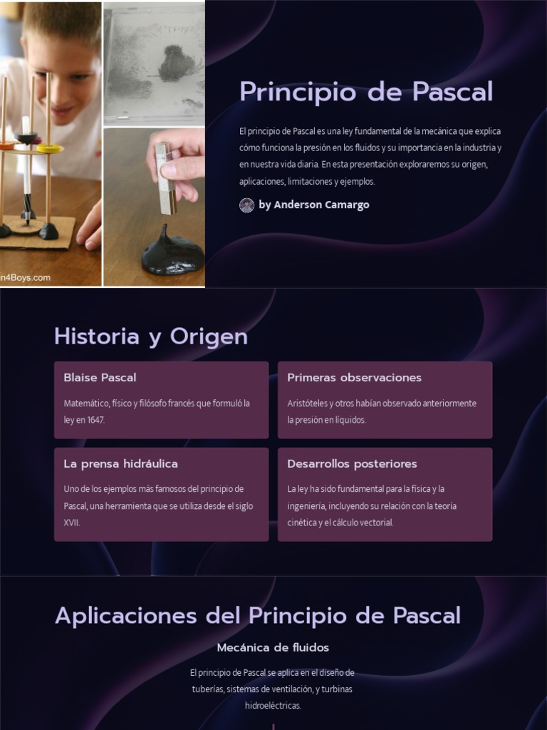 Principio de Pascal | PDF | Presión | Ingeniería mecánica