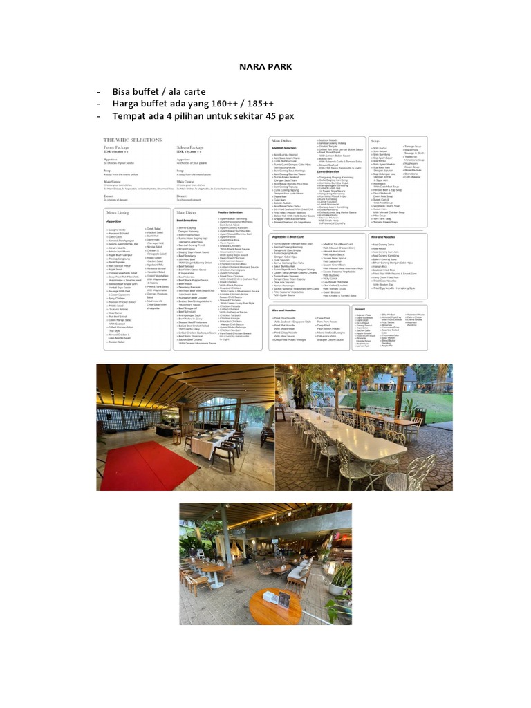 List Restoran Bukber | PDF