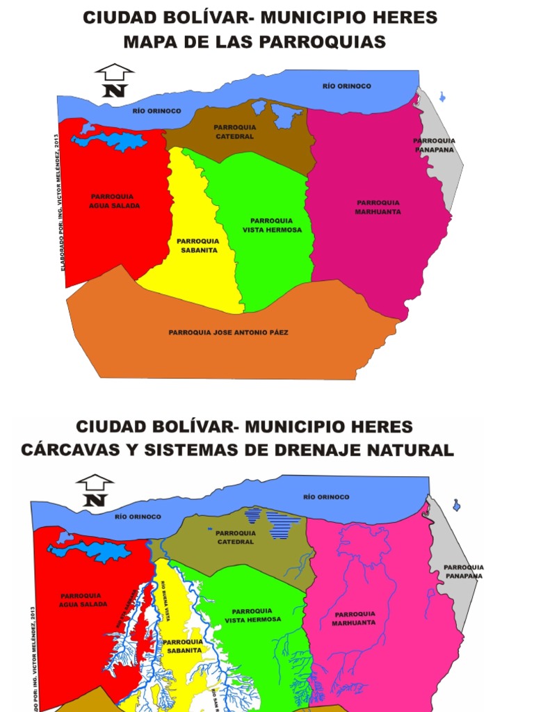 MAPAS PARROQUIAS CD BOLIVAR | PDF