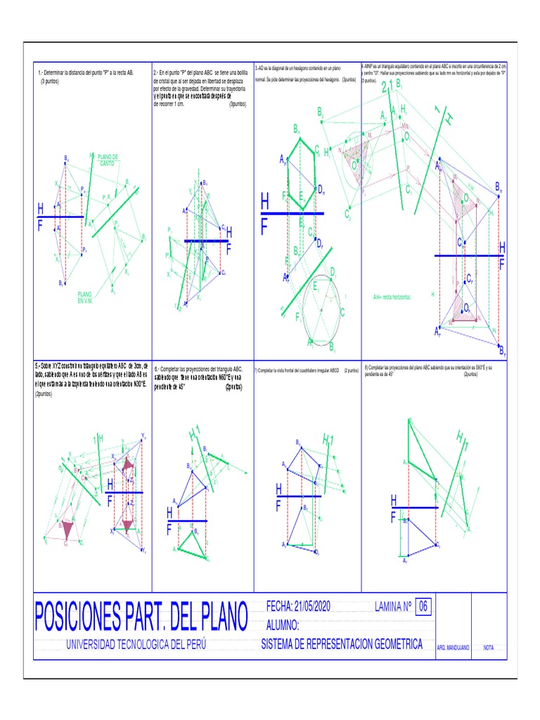 S06.s1 - TAREA N°06 | PDF | Geometría del plano euclidiano | Geometría Convexa