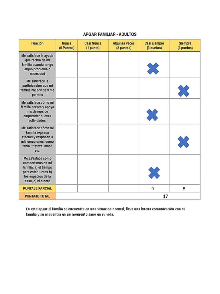 Apgar Familiar | PDF