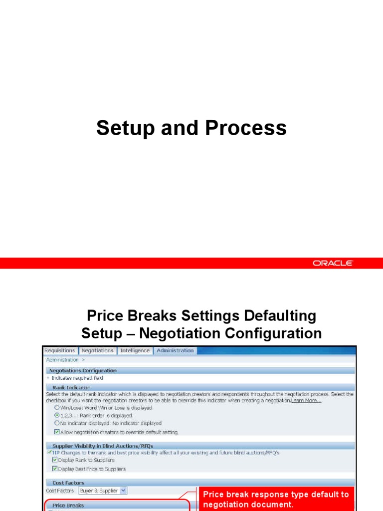 Oracle Setups | PDF | Negotiation | Subscription Business Model