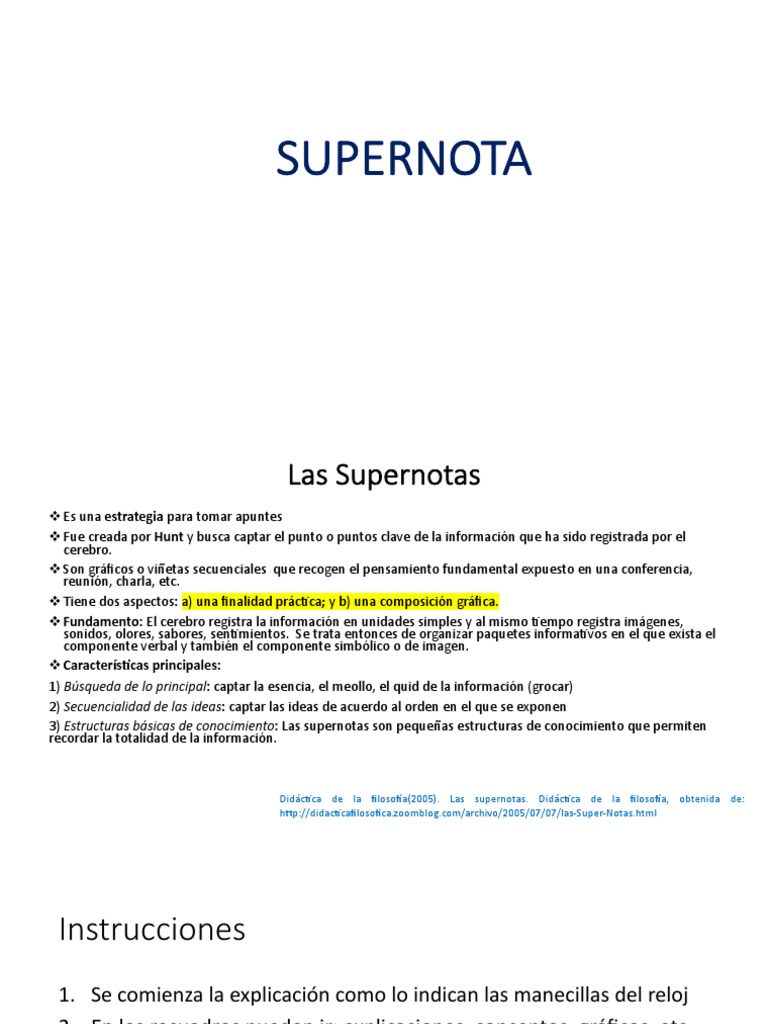Cómo hacer una Supernota efectiva | PDF | Información | Ciencia cognitiva