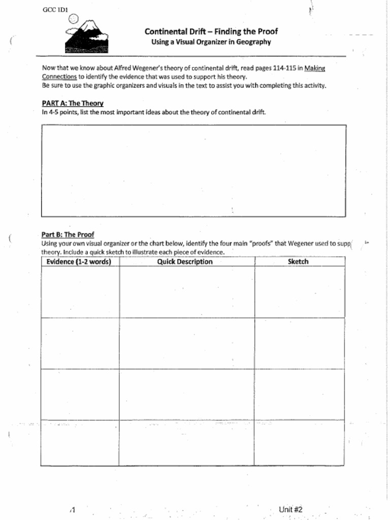 Continental Drift Organizer | PDF