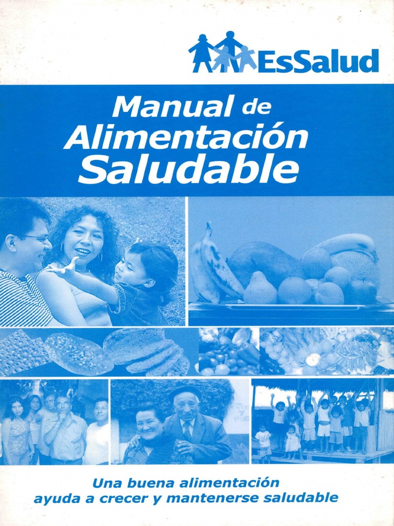 Manual de Alimentacion Saludable | PDF | Nutrición | Dieta y nutrición