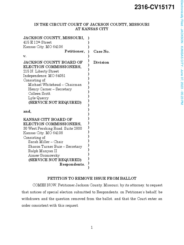Ballot Petition | PDF | Government | Political Law
