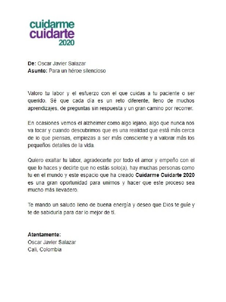 Formato Cuidarte Cuidarme 2023 | PDF