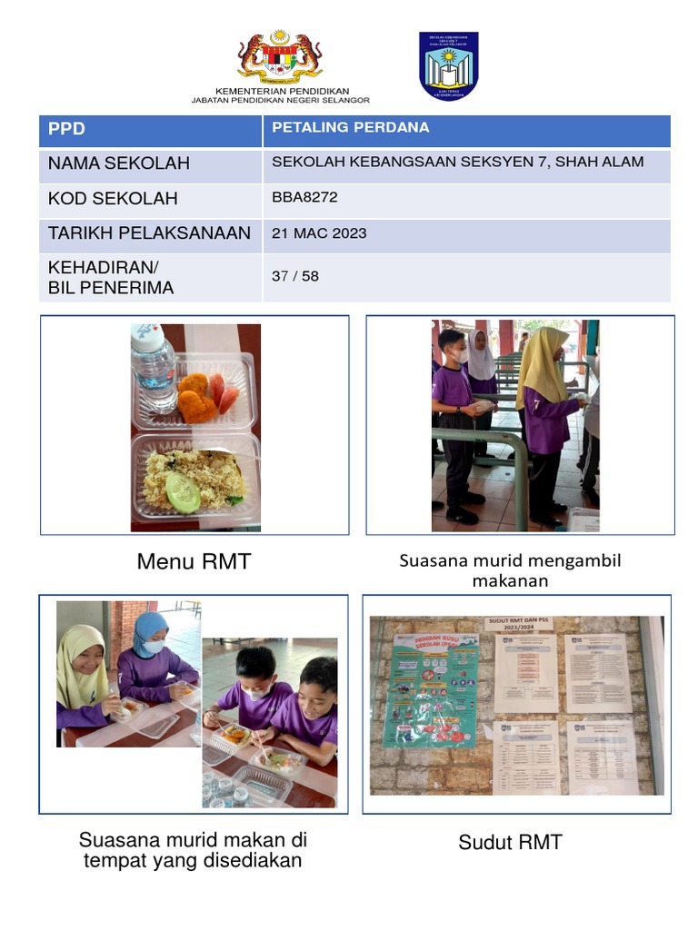 Template Pelaporan Rmt Pdf