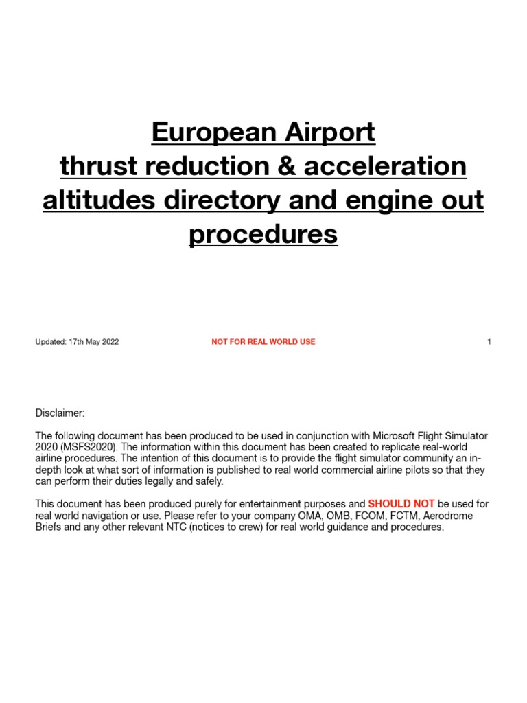 European Airport Take-Off Data Tables | PDF | Airport | Aeronautics