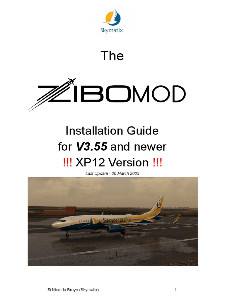 Zibo B738 Mod Installation Guide XP12 | PDF | Computer File | Http Cookie