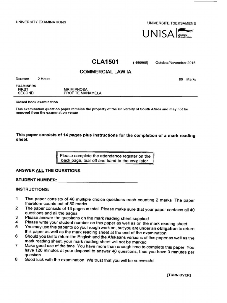 Past Paper OctNov2015 | PDF