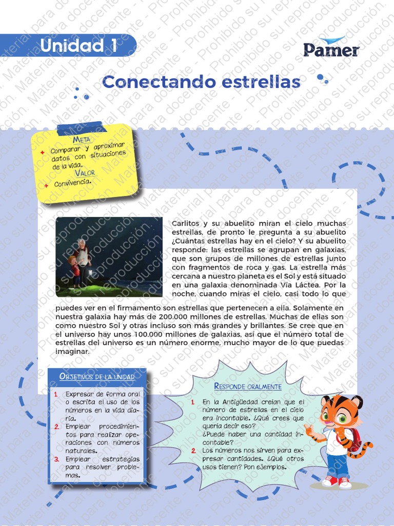 Matemática 6° Grado - Unidad 1 | PDF | Astronomía | Notación Matemática