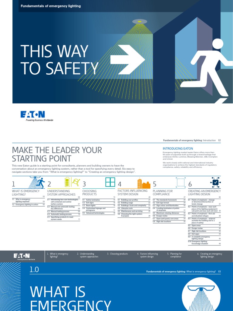 Fundamentals of Emergency Lighting | PDF | Lighting | Power Supply