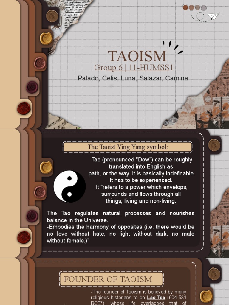 Understanding Taoism: Flow and Balance | PDF | Religion & Spirituality