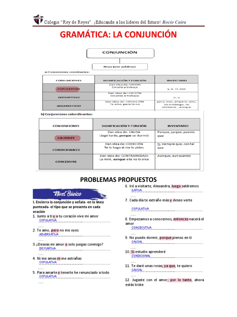 CONJUNCIÓN | PDF