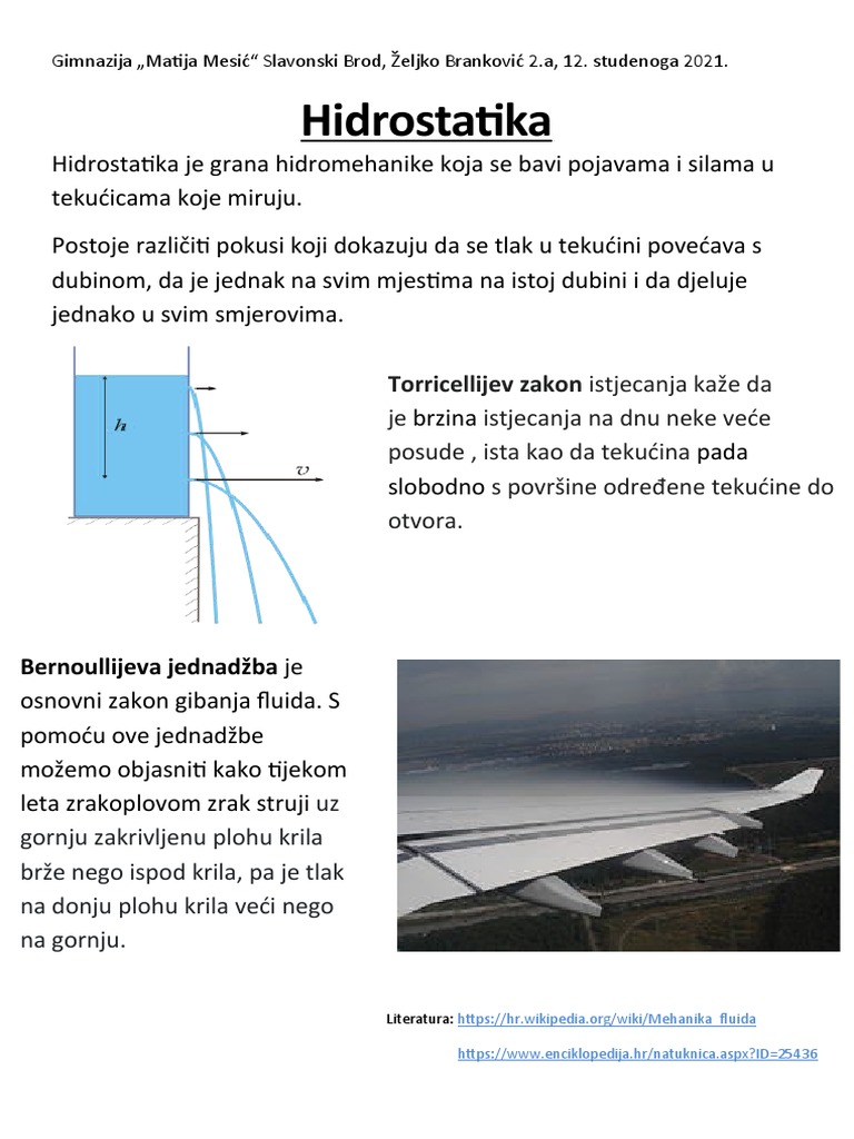 Fizika - Mehanika Fluida | PDF