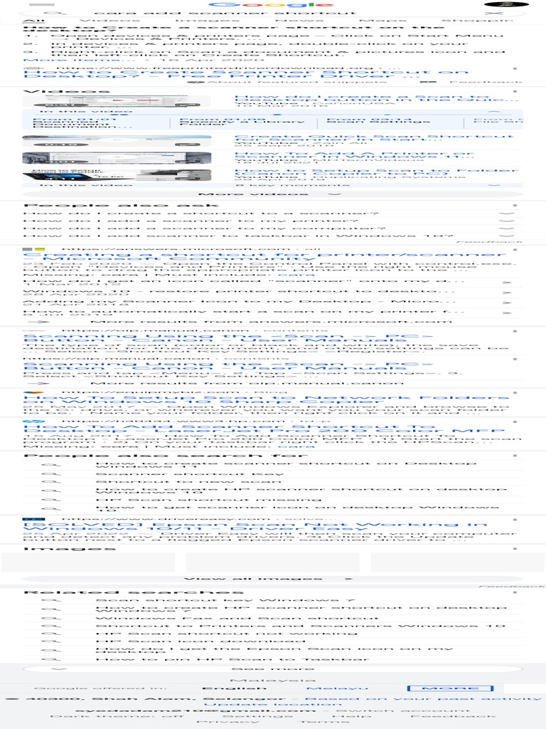 Cara Add Scanner Shortcut - Google Search | PDF | Image Scanner | Icon ...