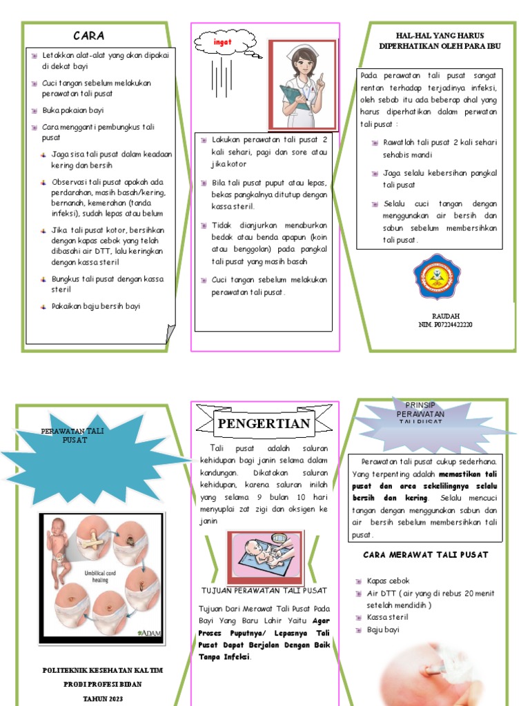 Leaflet Perawatan Tali Pusat | PDF
