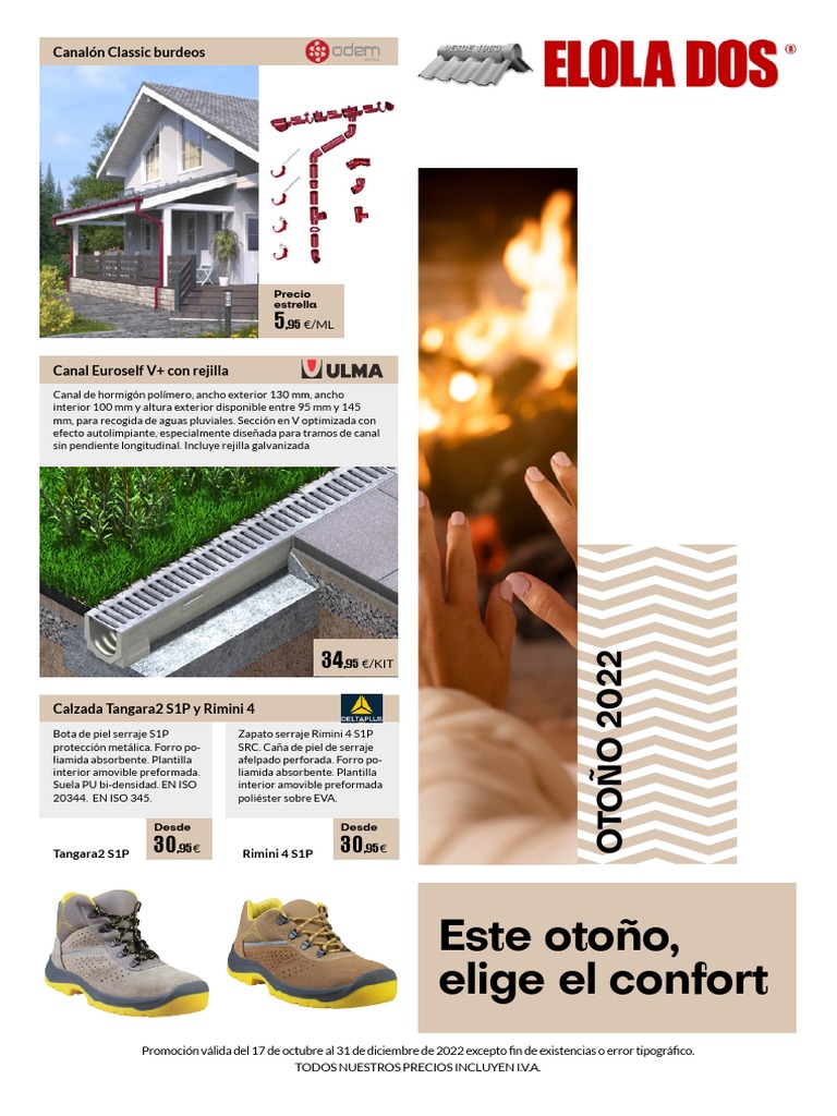 ELOLA Catalogo Otono 2022 | PDF | Chimenea | Combustibles