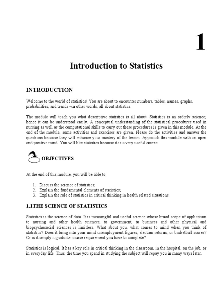 Module 1 2 | PDF | Statistics | Sampling (Statistics)