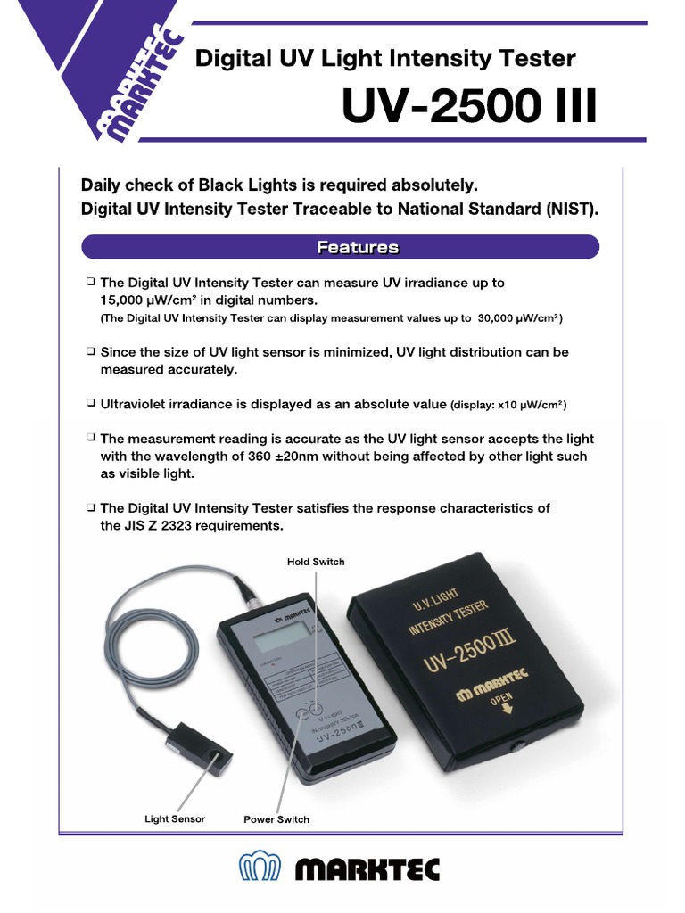 Uv 2500iii | PDF | Ultraviolet | Calibration