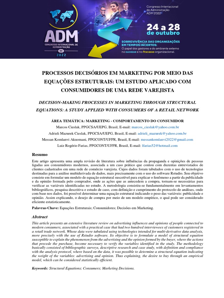 Modelo TCC 2 | PDF | Publicidade | Comunicação