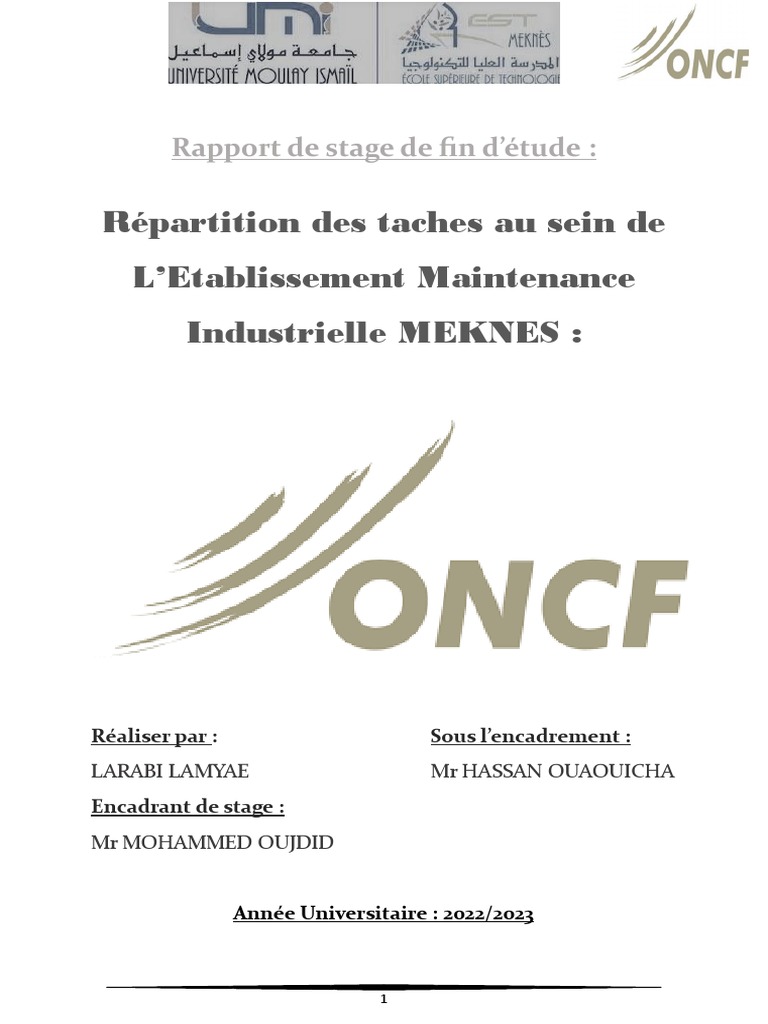 Oncf La | PDF | Gestion des ressources humaines | Business